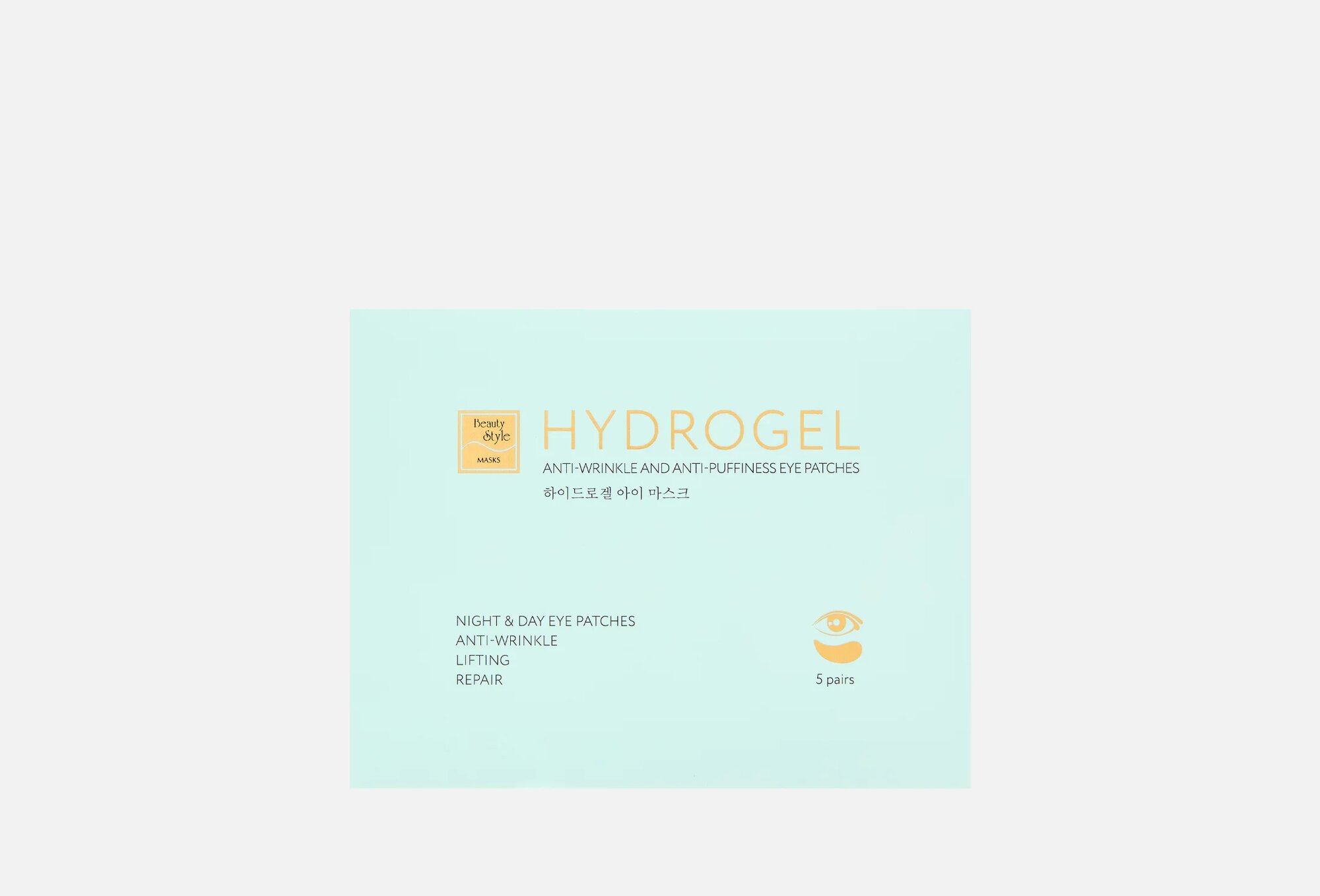 Beauty Style HYDROGEL ANTI - WRINKLE AND ANTI-PUFFINESS Гидрогелевые патчи для глаз 5пар