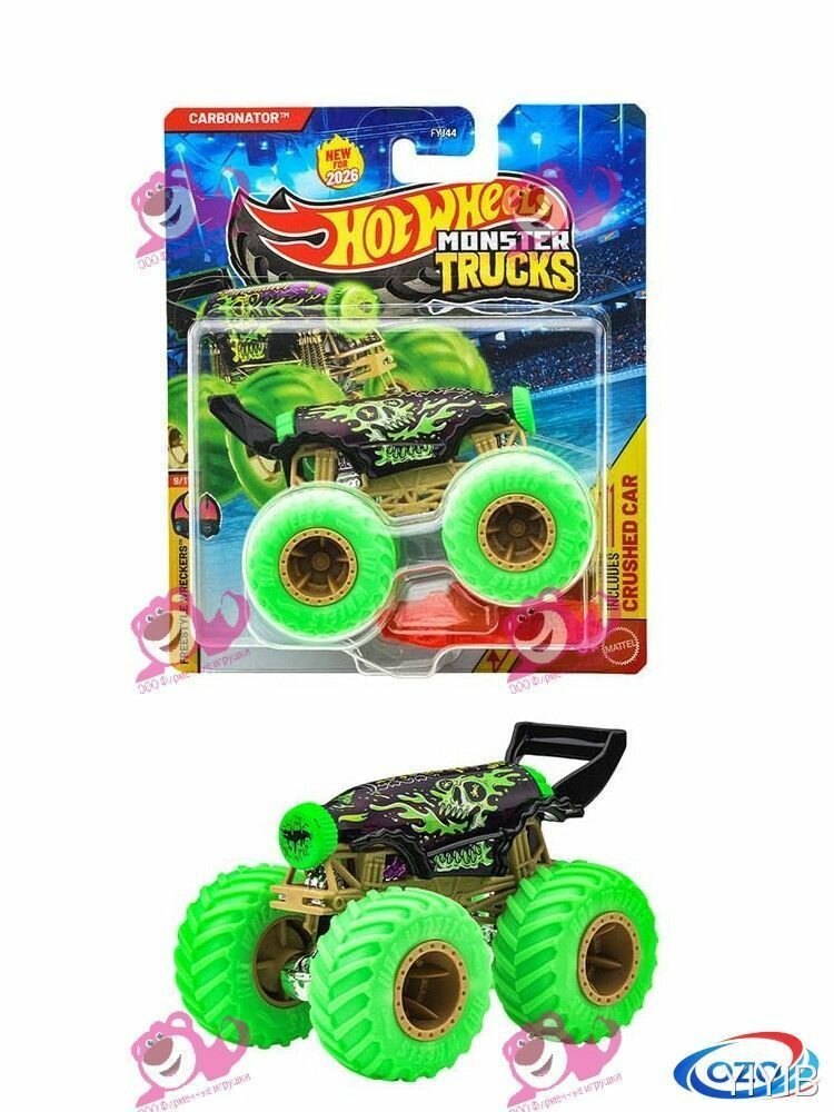 Машинка Mattel Monster Trucks (Монстр трак)2026 FYJ44 Carbonator