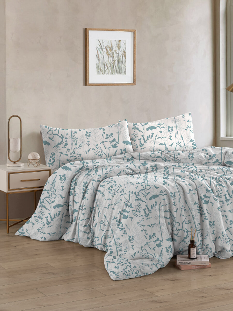 Пододеяльник MARIYA DeLUXE 1230-1П б/з Ботаника позитив 180*215