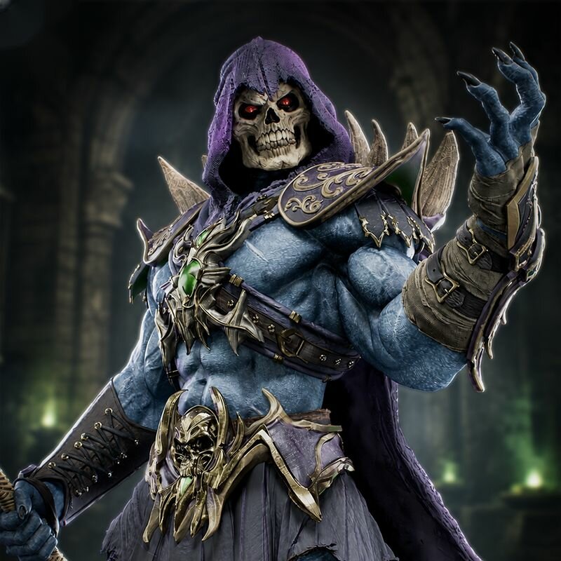 Сборная модель Skeletor (Masters of the Universe), 344мм, 1/6 для покраски