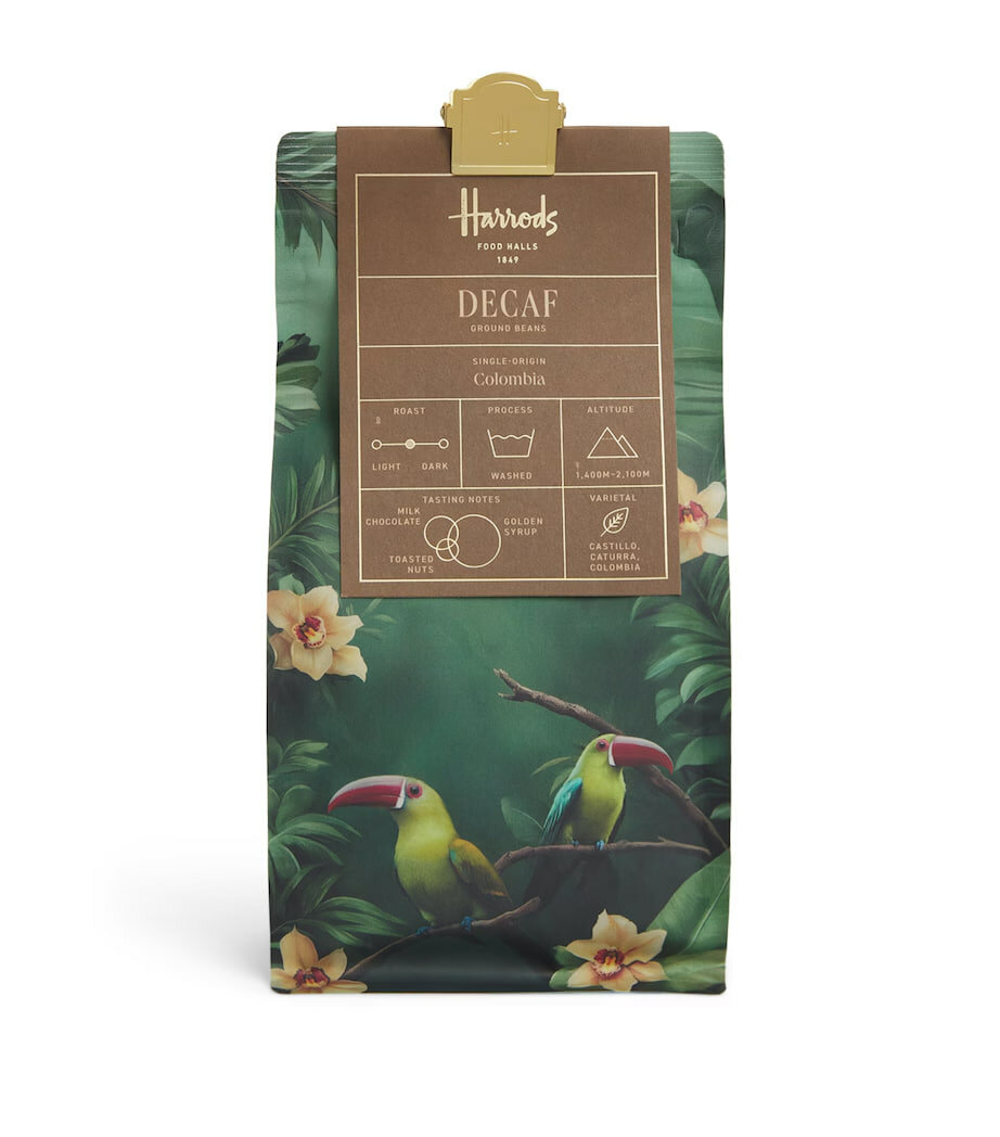Harrods Молотый кофе без кофеина Decaf Blend Ground Coffee 250г