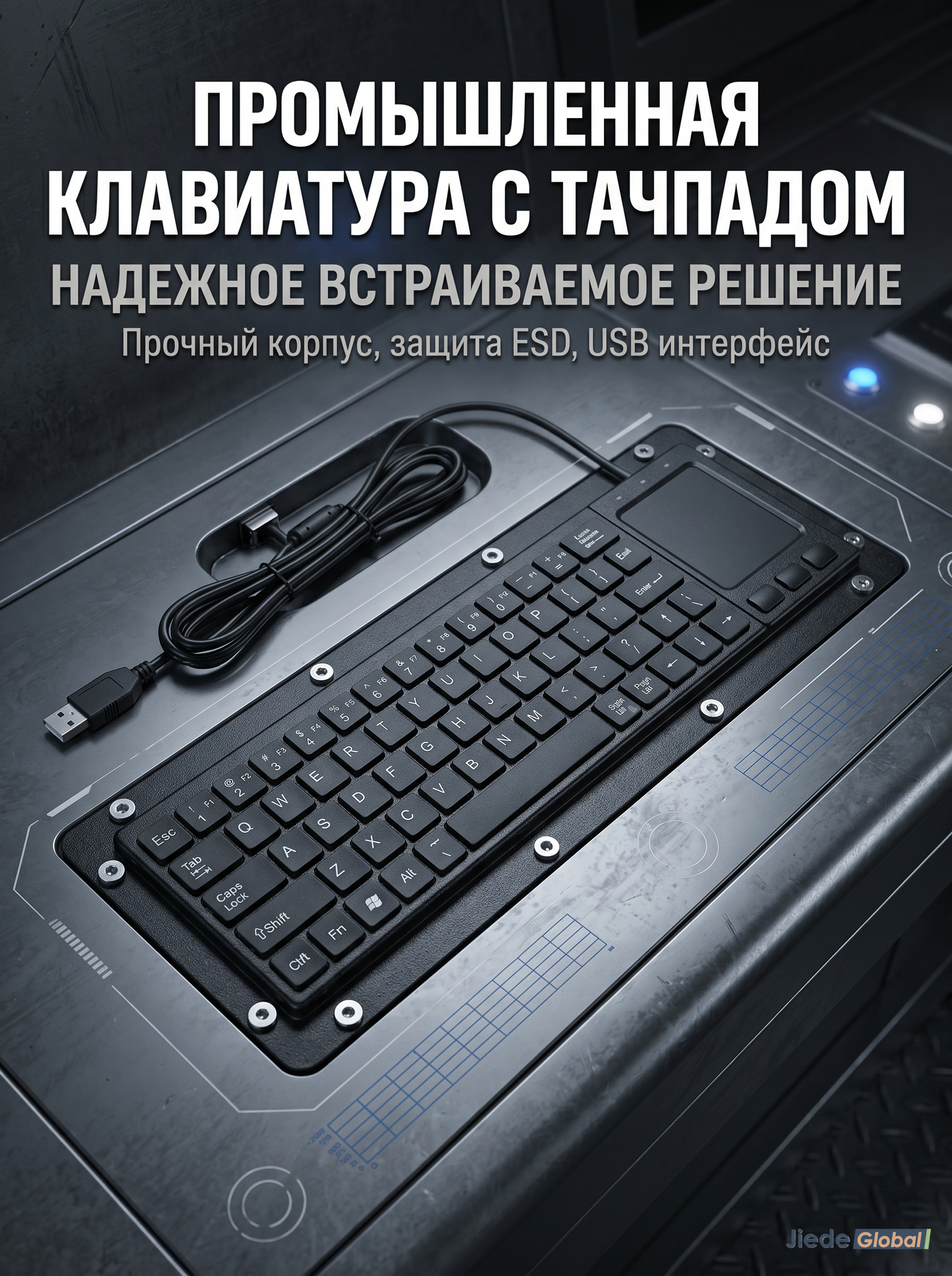 USB-Клавиатуры с сенсорной панелью Медицинских Учреждений И Систем Безопасности