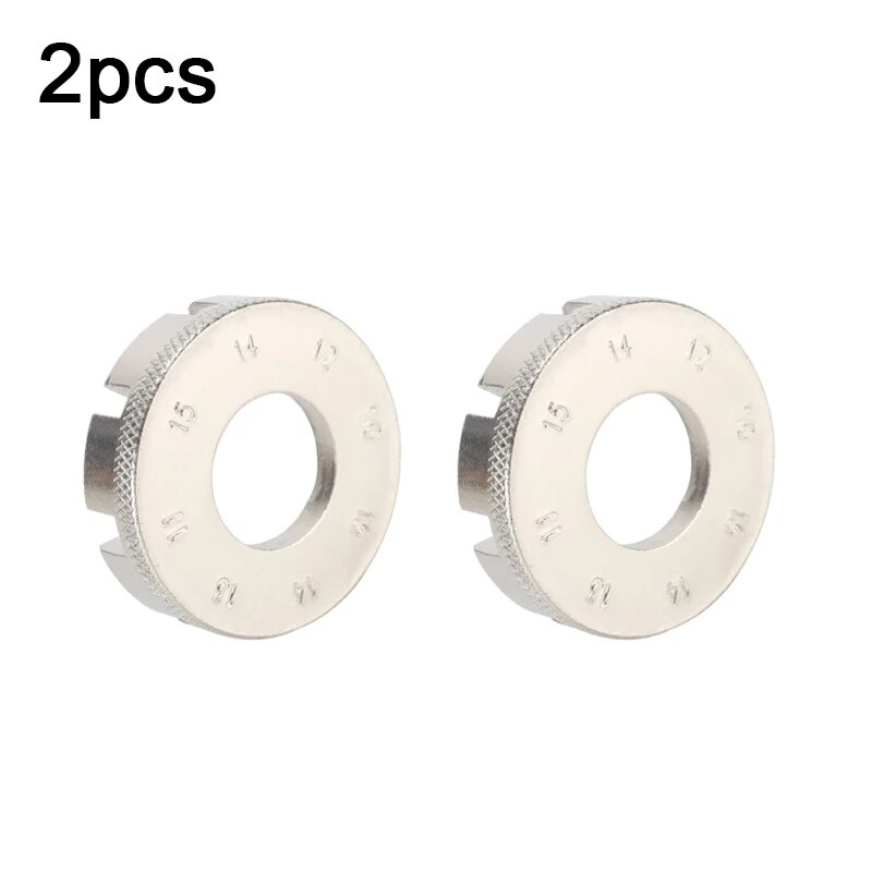 Регулируемый хромированный ключ для спиц велосипеда 2PCS