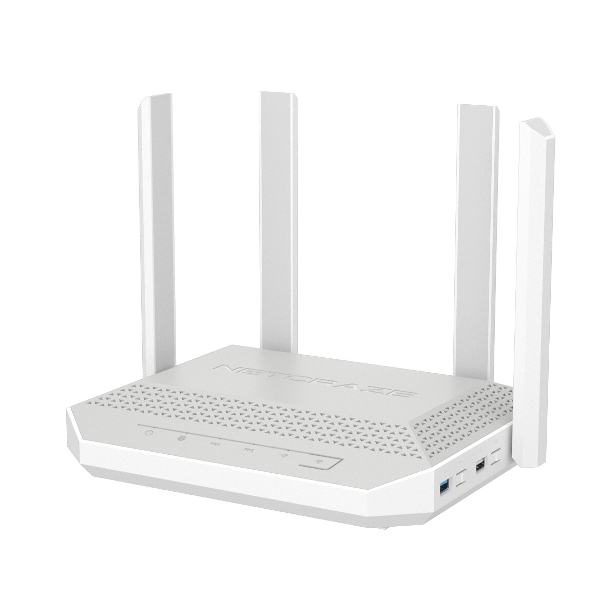 Мультигигабитный интернет-центр Netcraze Giga (NC-1012) Mesh Wi-Fi 6 AX3000 802.11 k/r/v 2402Mbps 5 ГГц 2.4 ГГц 4xLAN USB серый