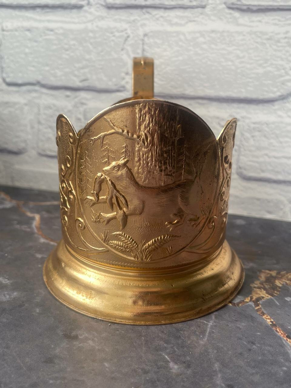 Подстаканник "Куница", алюминий СССР 70-е годы
