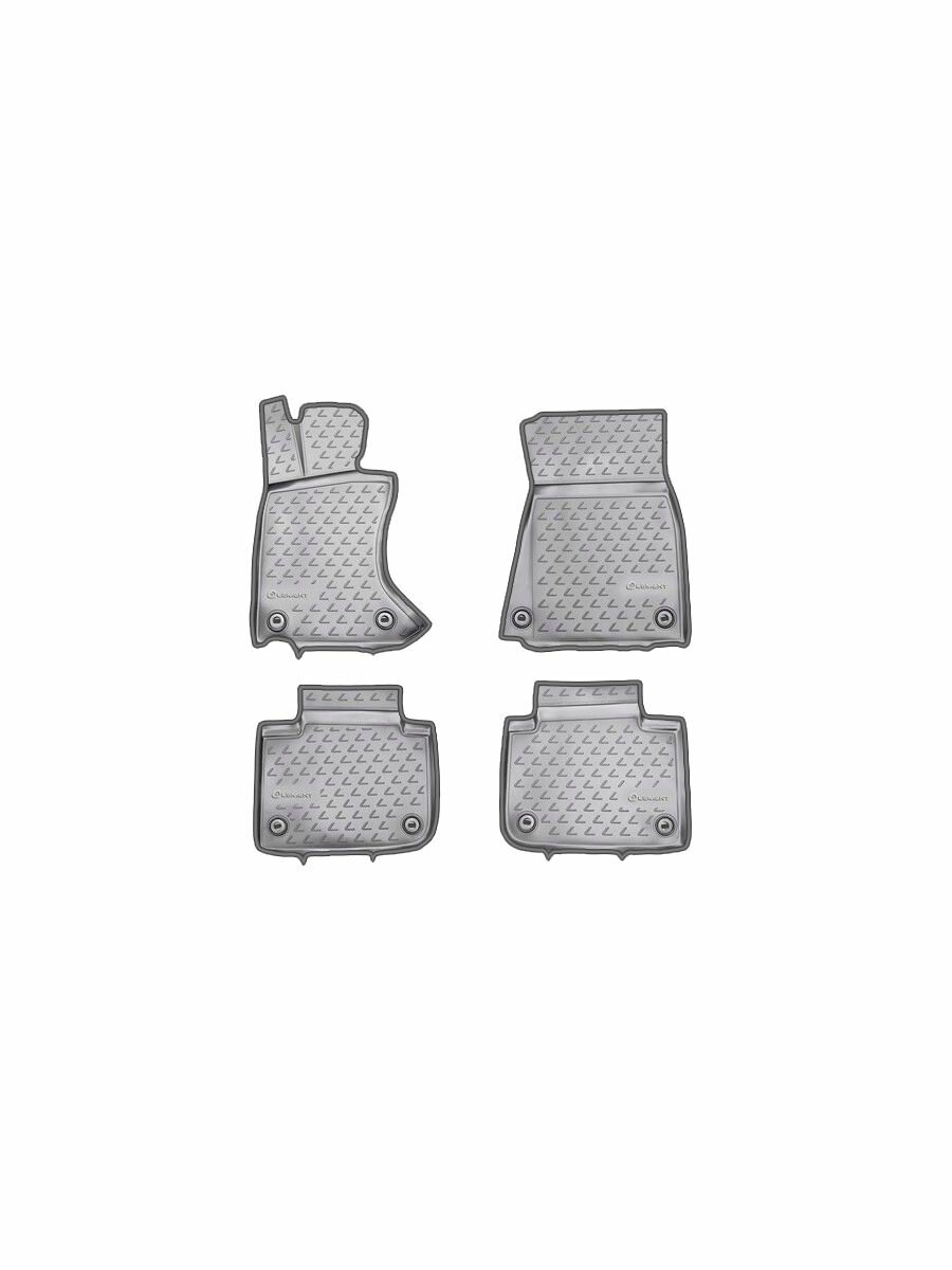 Коврики в салон для LEXUS GS 350 (IV, IVr), 2011-2018,4 шт. (черный кант, полиуретан) / Лексус ГС