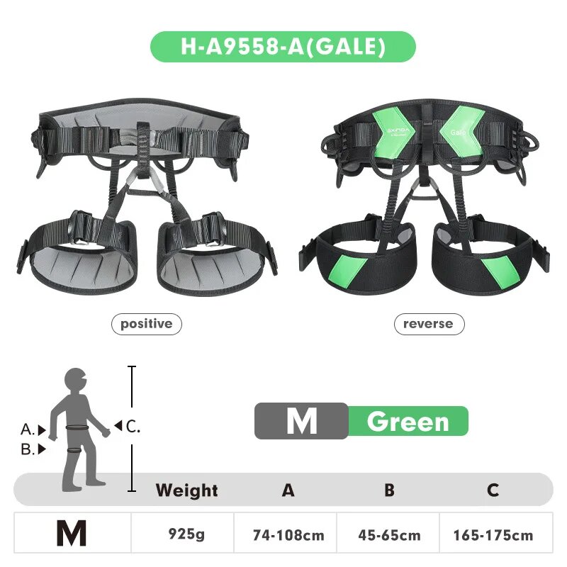 Сбруя альпинистская XINDA Green M