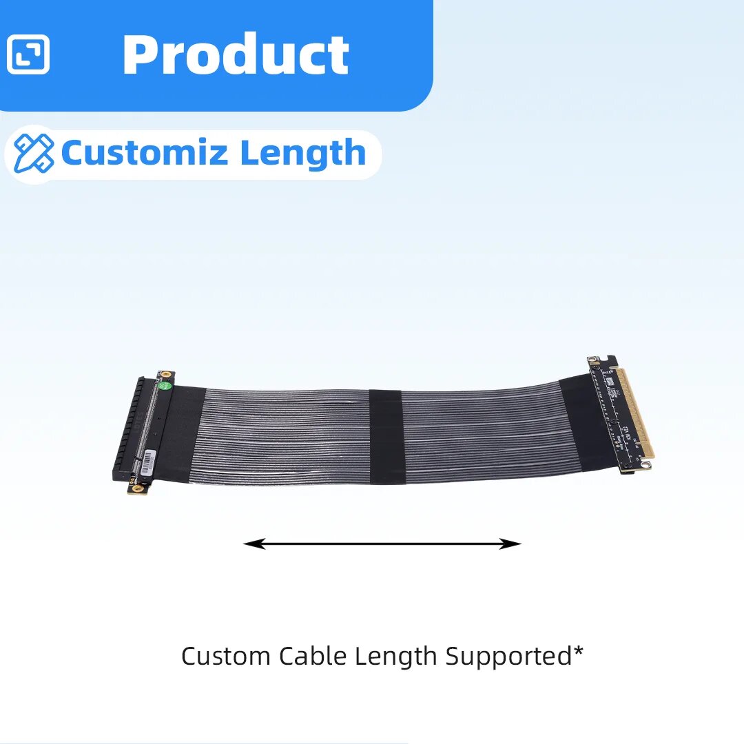 ADT-Link PCIe 5.0 X16, 0.05m, K33UF-BK