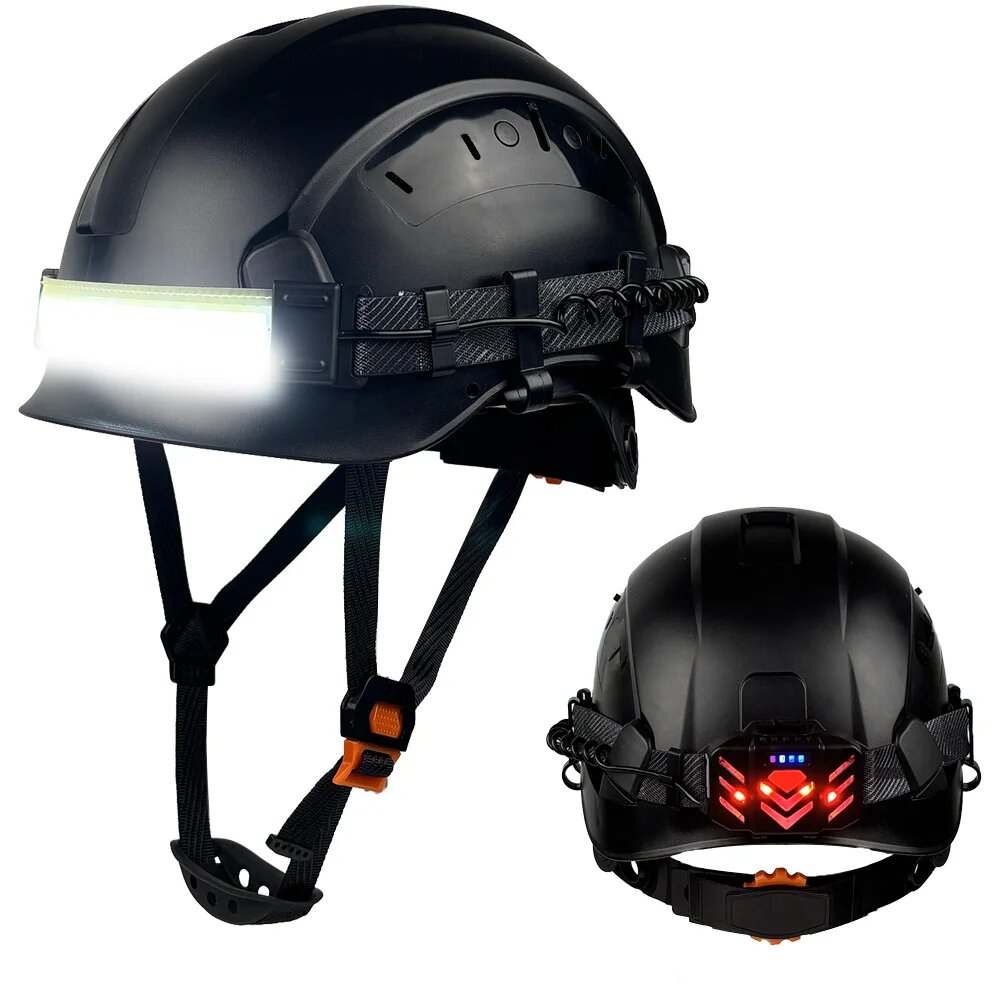 CE защитная каска ABS для строительства Black A Set