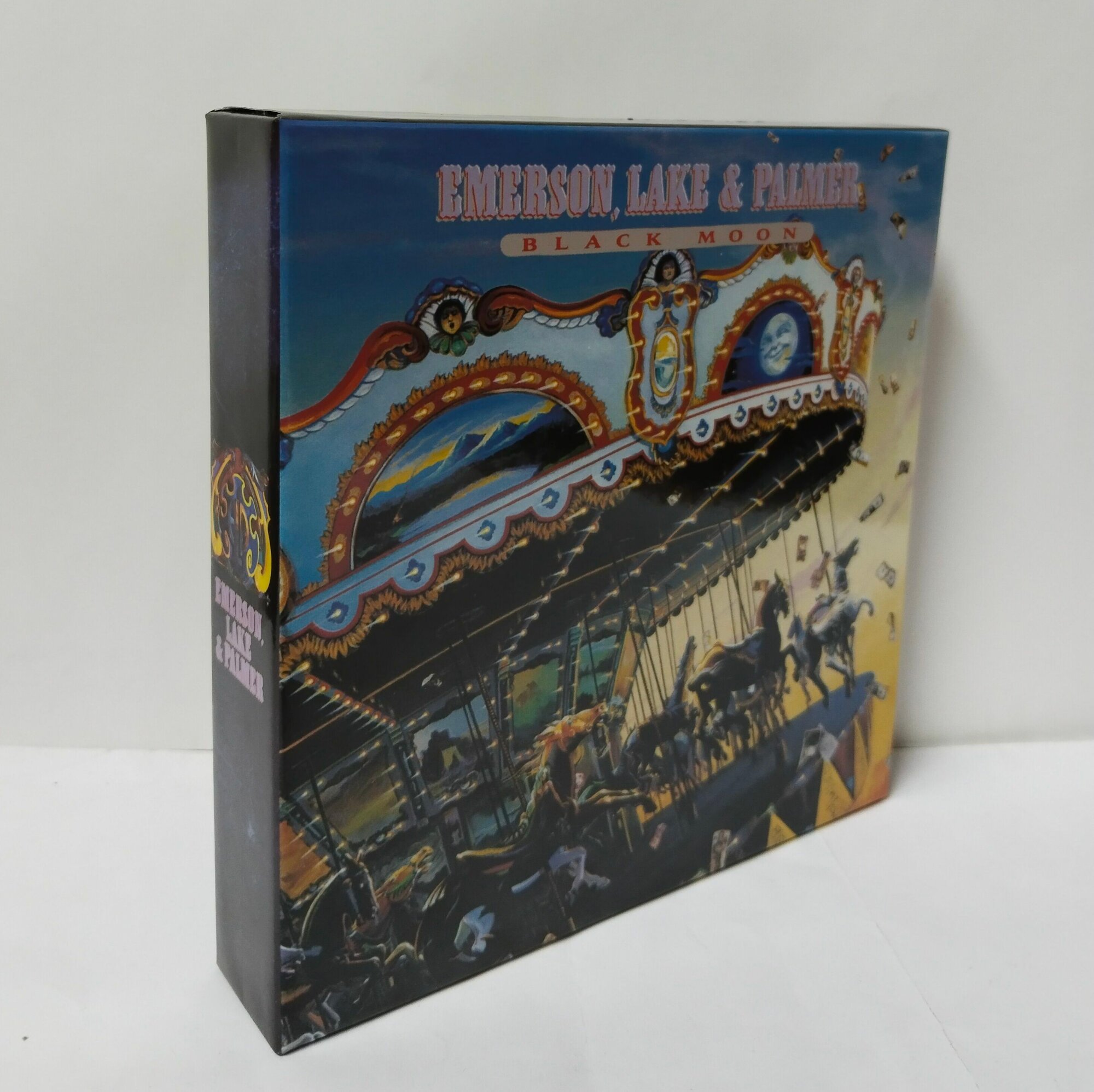 Emerson Lake & Palmer. Paper Sleeve Collection Series + BLACK MOON Box (Disk Union Promo Box 4SHM-CD ) (Коллекц, Japan, 2005, новые запечатан. импортн. заводск. диски в картон. боксе) 4CD