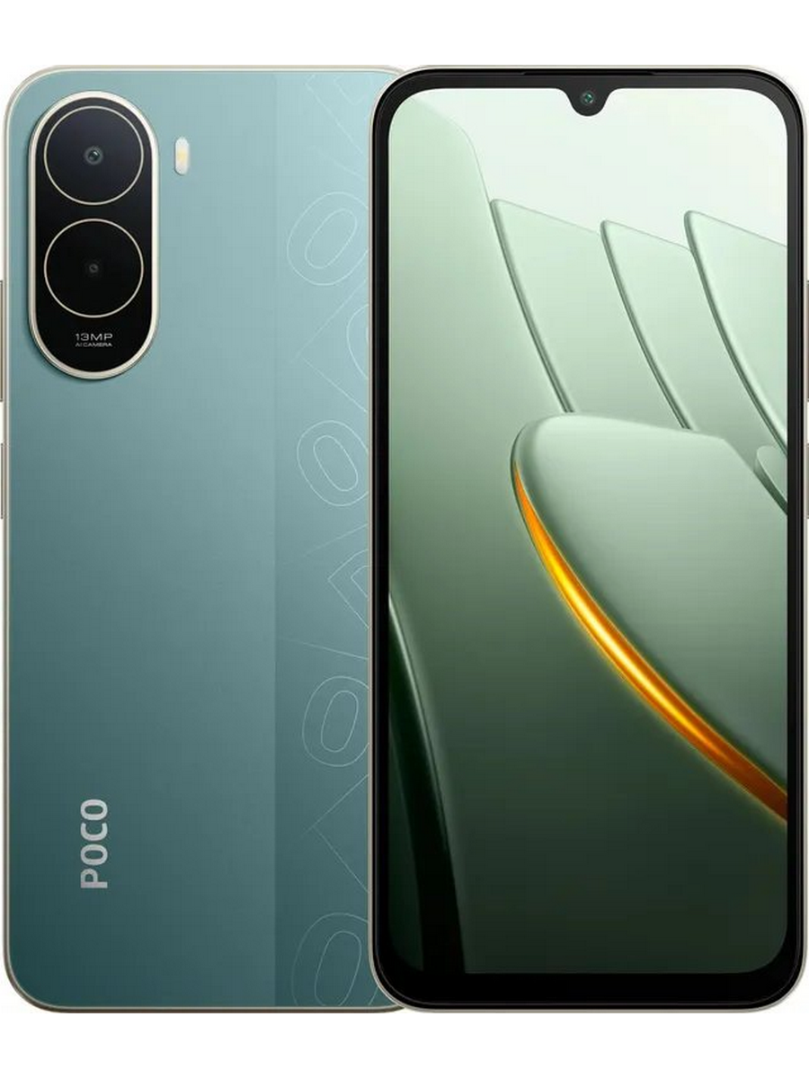 Смартфон POCO C81 Pro 4/256Гб Зеленый 2 sim 6.9″ IPS LCD, 120Hz 2G, 3G, 4G (LTE) 6000 mAh RU