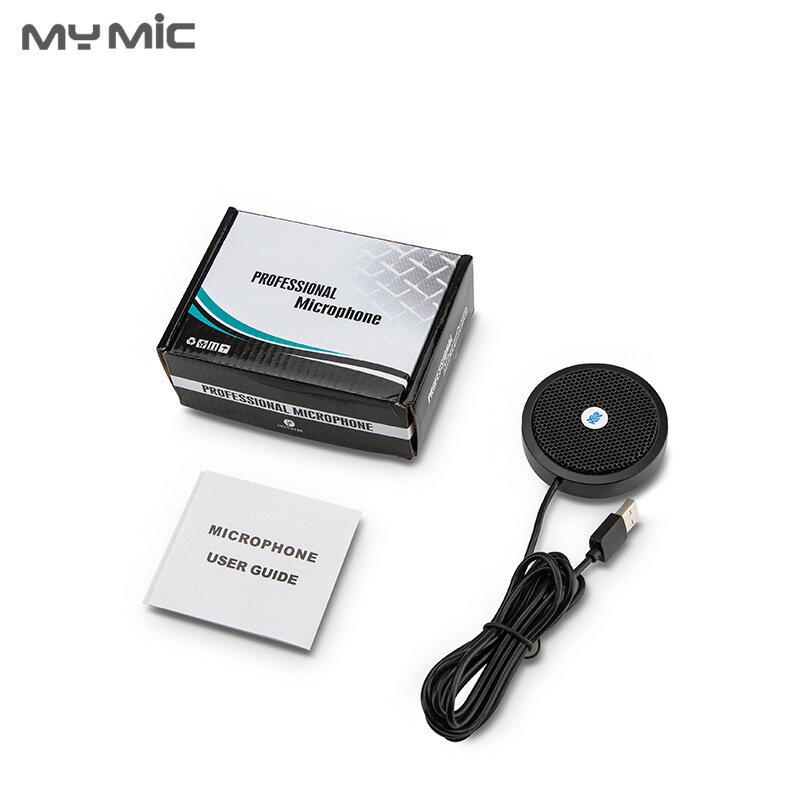 RCU02 USB-микрофон с 360-градусным омнидиальным захватом для подкастов и прямых трансляций