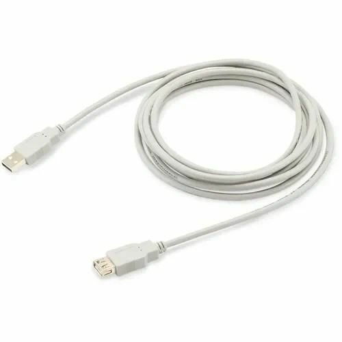 Кабель-удлинитель Buro USB A m USB A f, 3 м, IP20, круглый (USB2.0-AM/AF-3)