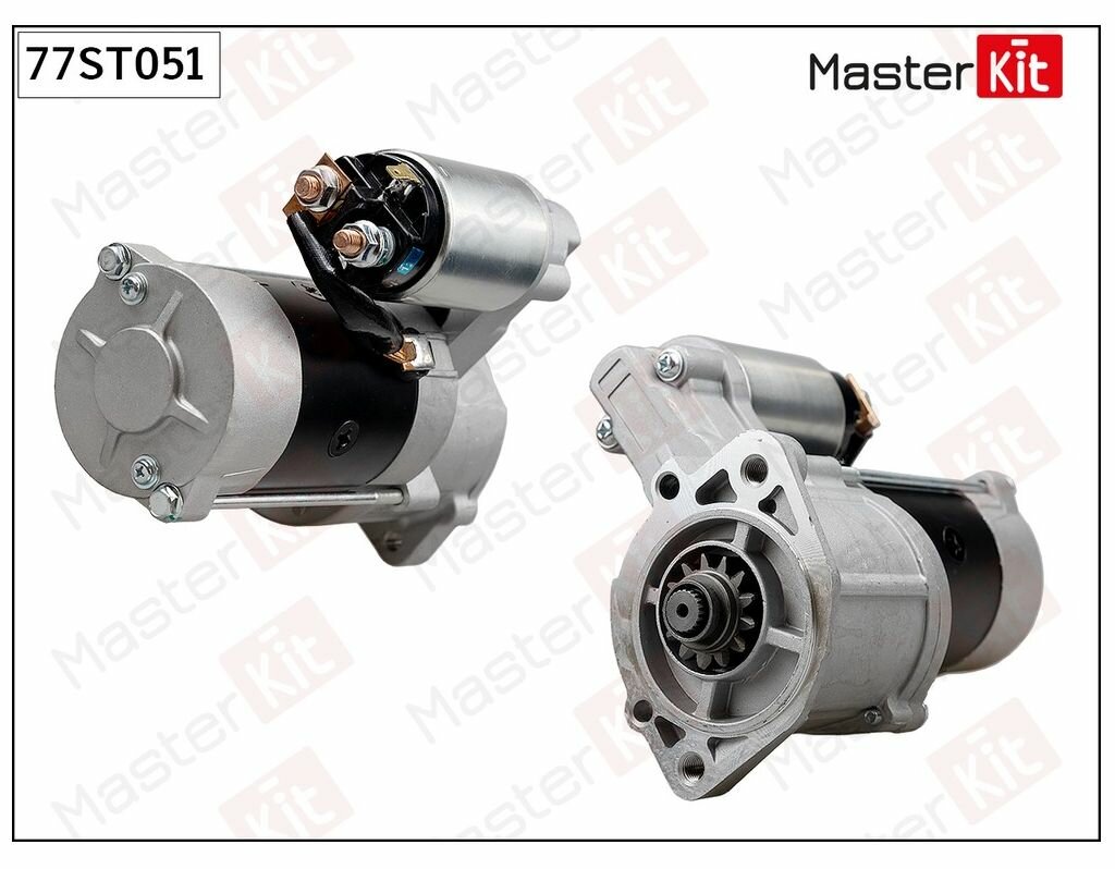 Стартер Hyundai PORTER 1994 - 2004, HYUNDAI H-1 1998-04 2.2кВт, MasterKit 77ST051