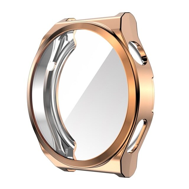 Розовое золото Huawei Watch GT3 Pro 46мм полный чехол из ТПУ защитный корпус для умных часов