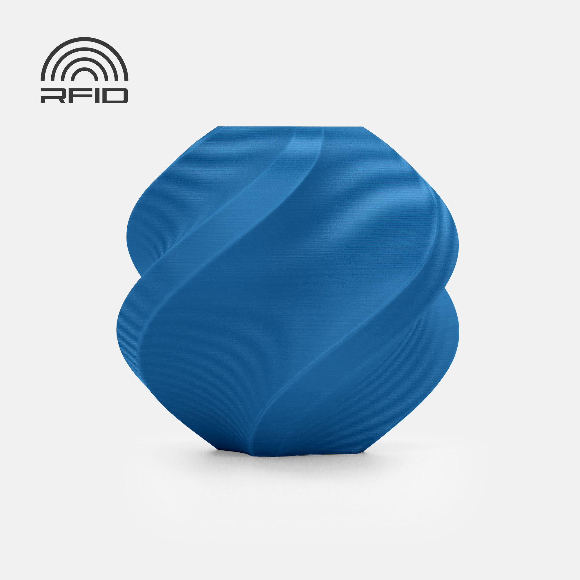 Пластик PLA Matte Bambu Lab, 1кг (Без катушки), Marine Blue (11600), Морской синий