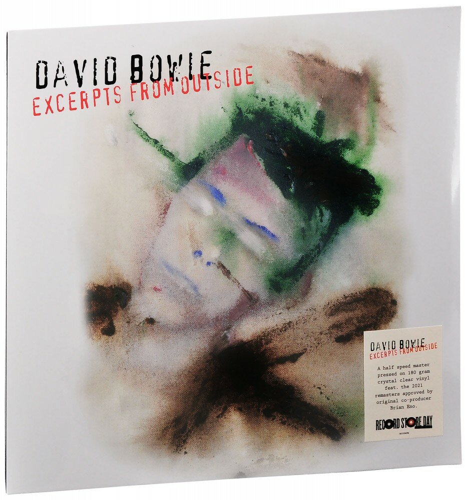 Виниловая пластинка David Bowie. Excerpts From Outside (LP, винил, прозрачный) (Картонный конверт)