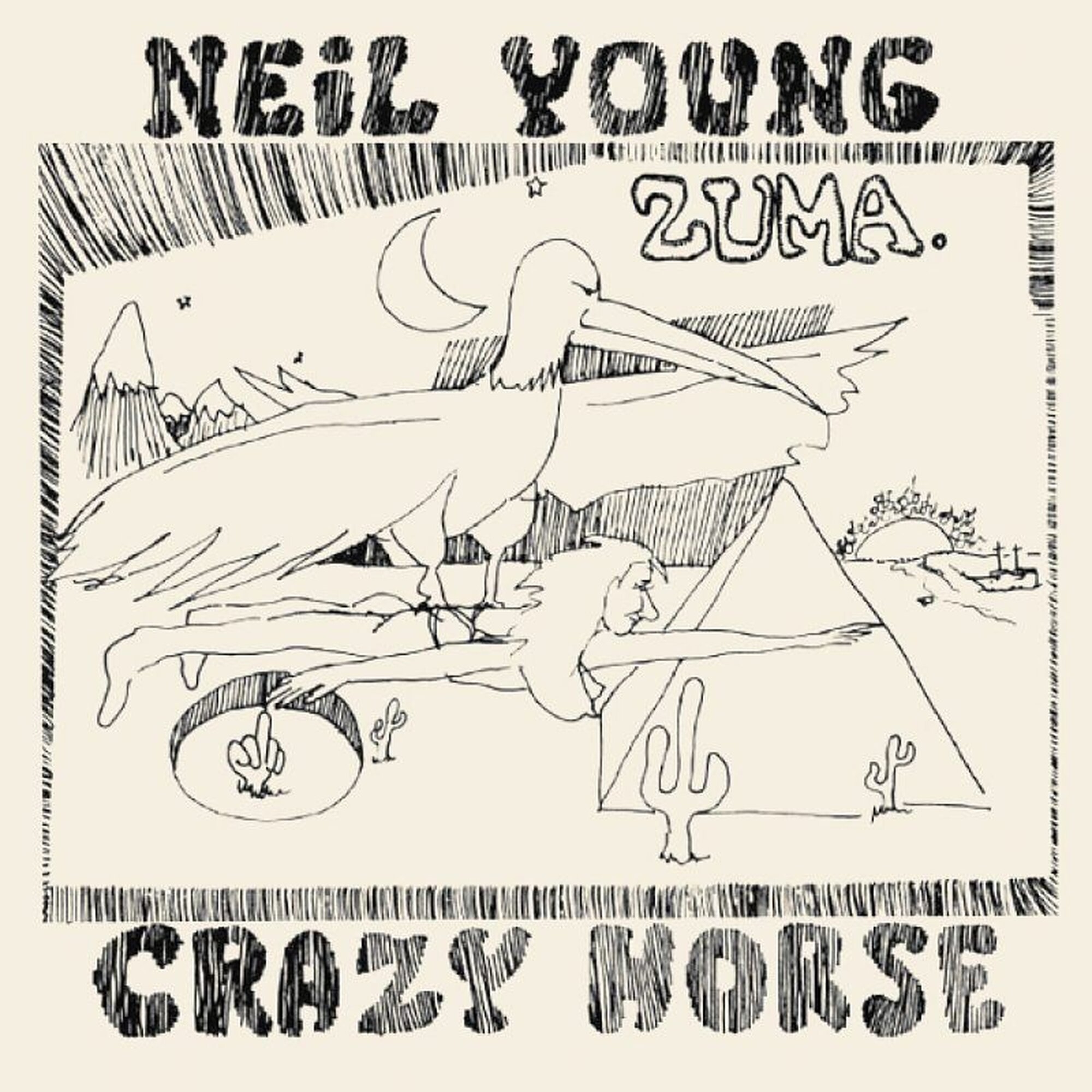 NEIL YOUNG - Zuma (LP, Reissue, Black Vinyl) Виниловая пластинка