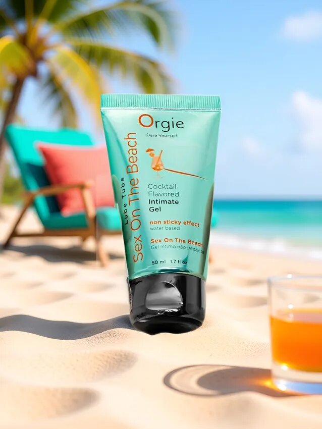 Съедобный интимный гель Orgie Lube Tube Cocktail Sex On The Beach - 50 мл.