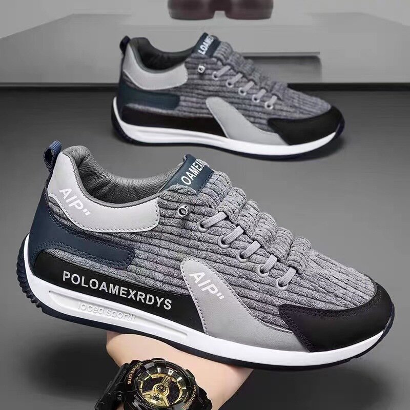 JYL Туфли Лофер мужские Лето Ходьба Легкость Кожа/AW800 single shoes gray