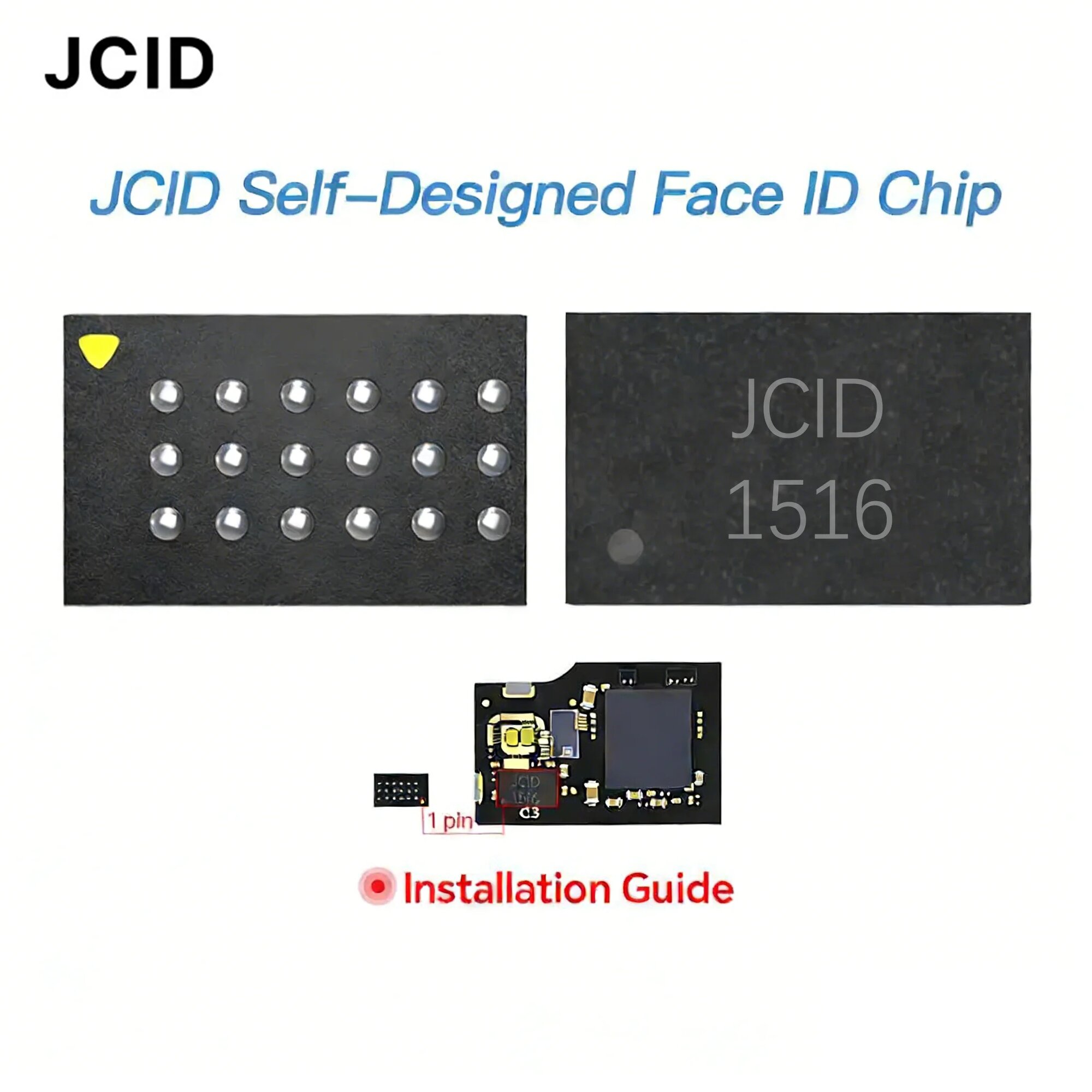 DIYPHONE JCID Romeo-2 Face ID Chip для iPhone X-15 Pro Max iPad Pro 3/4 1Pcs, 15 -16 Series chip