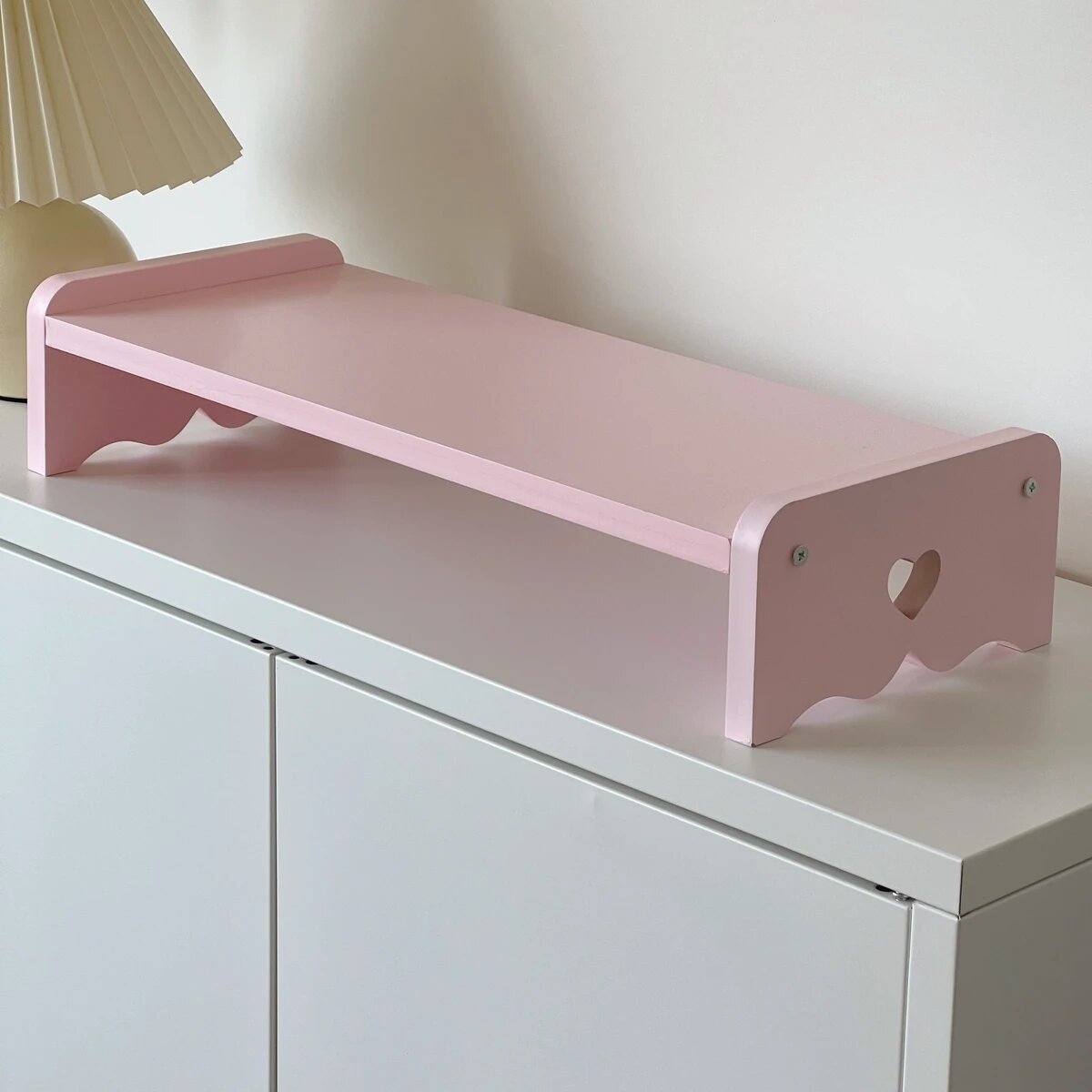 Деревянные настольные полки Розовый, pink