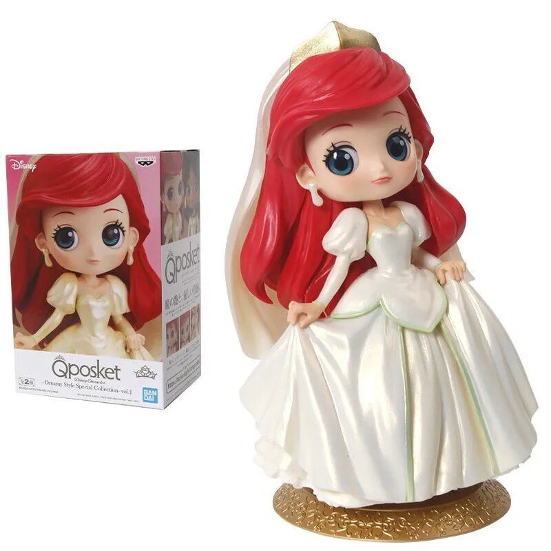 Q posket Disney Princess Wedding Dress Special Edition Свадебное Платье Принцессы Диснея С Карманом, Специальное Издание