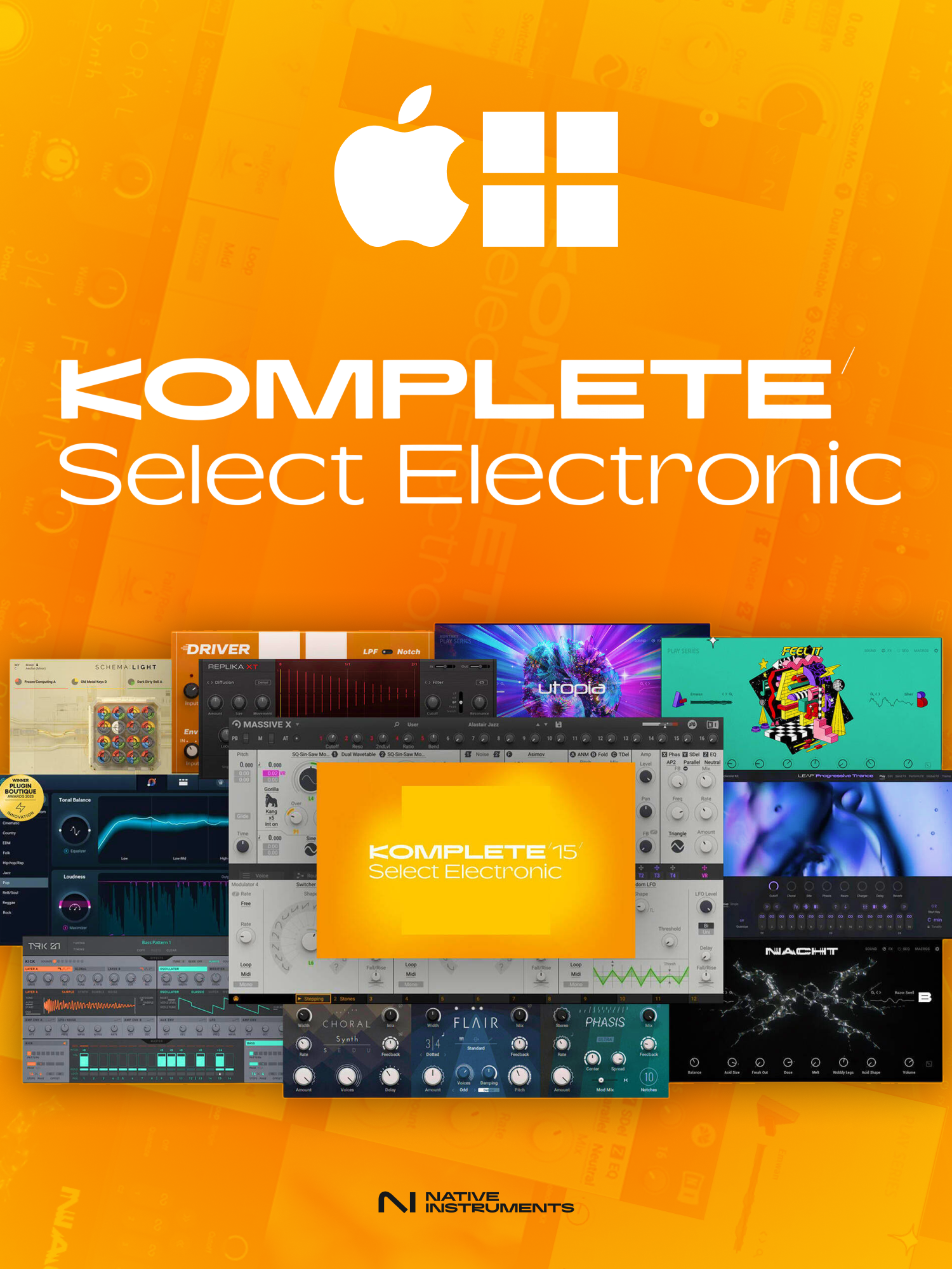 Native Instruments Komplete 26 Select (Набор: Electronic, Ваучер Активации, бессрочный) для macOS & Windows