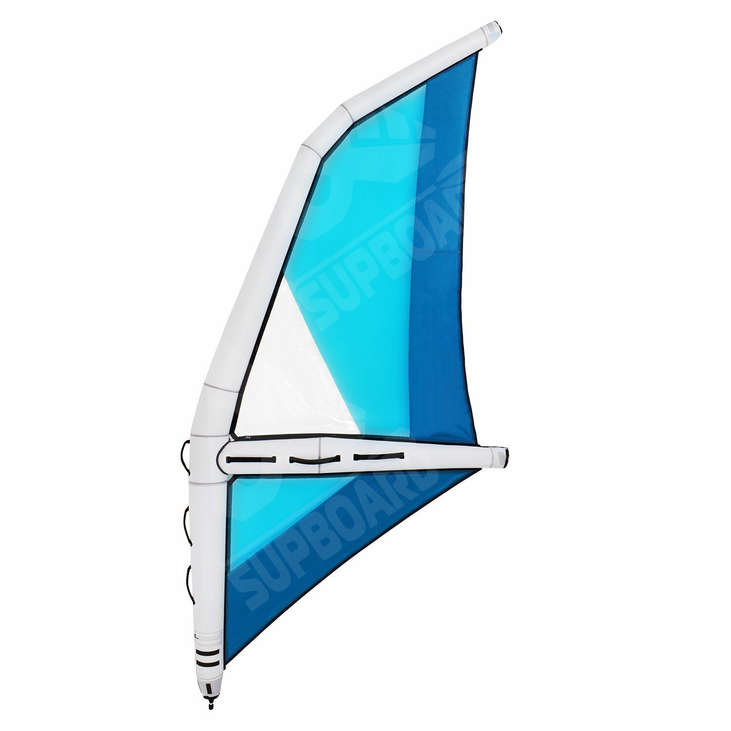 Надувной парус для сапборда, виндсерфинга Alpha Sup Board 406x187 см Белый/Голубой