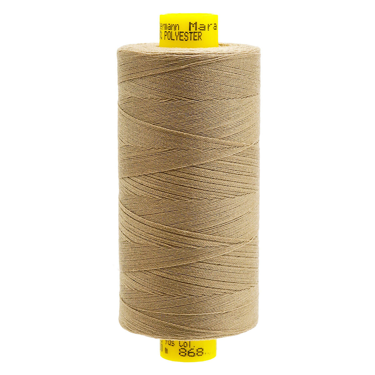 Нитки Mara 120/1000 м универсальные, 100% полиэстер Gutermann 700207 (868 античный бежевый), 10 шт