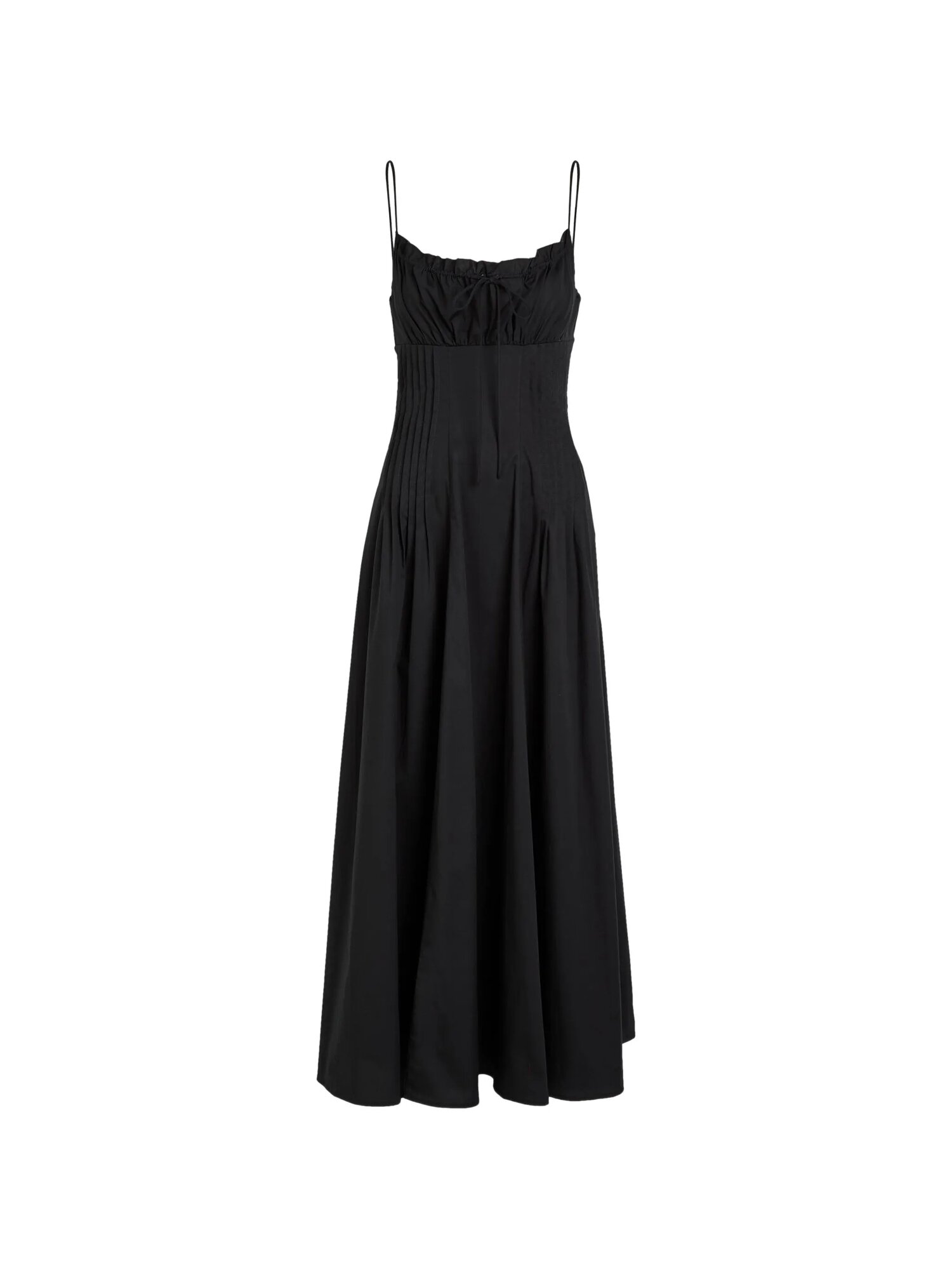 Платье Margi ruched pintuck-detail midi dress