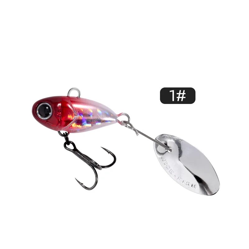Блесна NICEFISH Edamame 7g12g16,5g Красный, 16.5g, Color 1