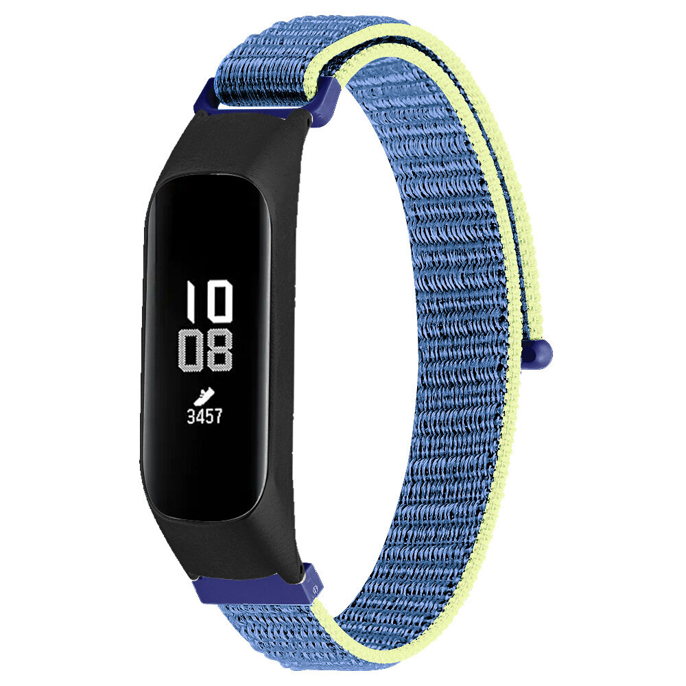 Тканевый ремешок-браслет MyPads для умных смарт-часов Samsung Galaxy Fit 2, синий