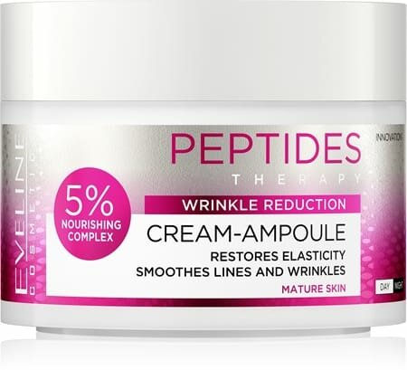 Крем для ухода за кожей eveline cosmetics cream-ampoule peptides, 50 мл