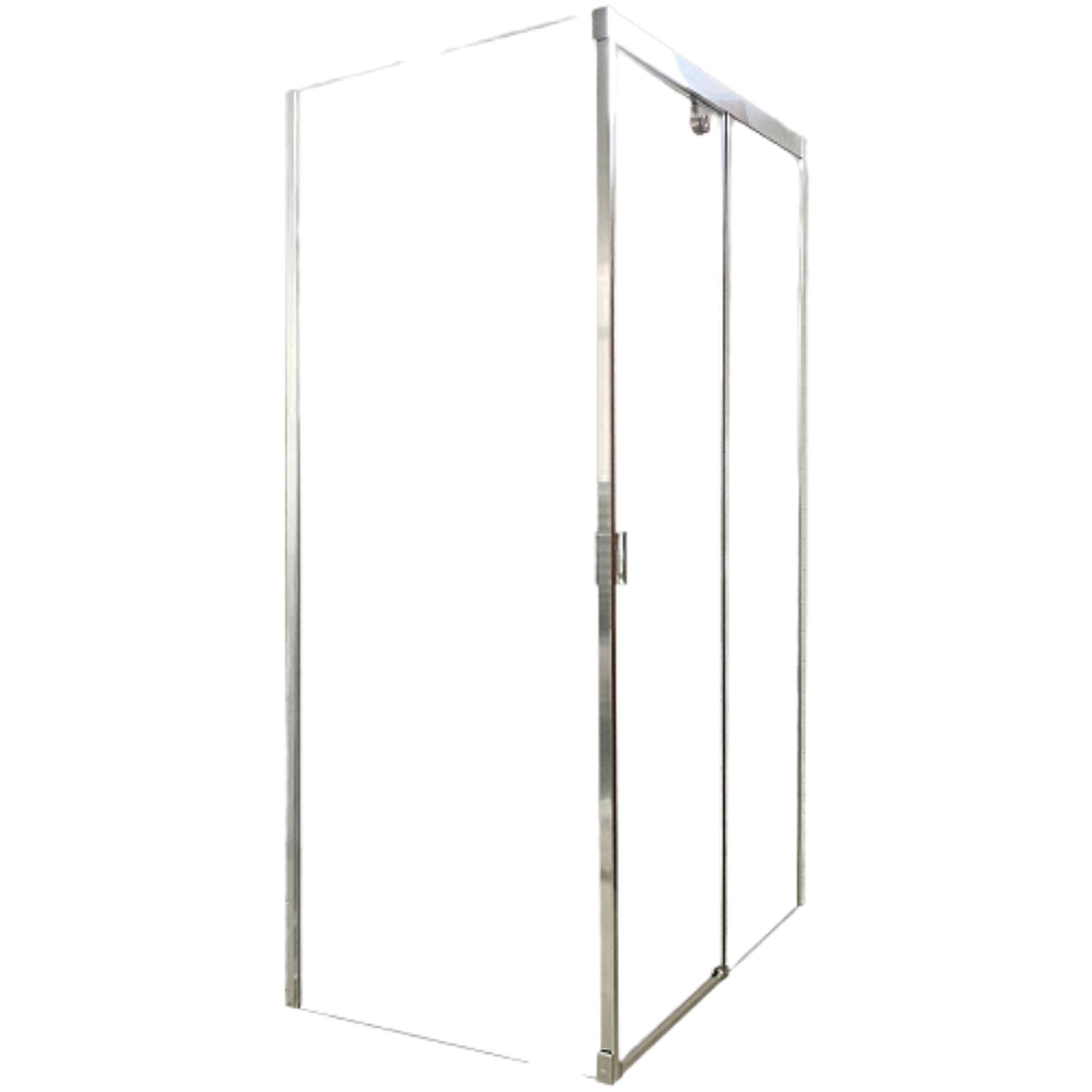 Душевой уголок Cerutti SPA 120×80 Marbella 120-R 7912 профиль хром, стекло прозрачное