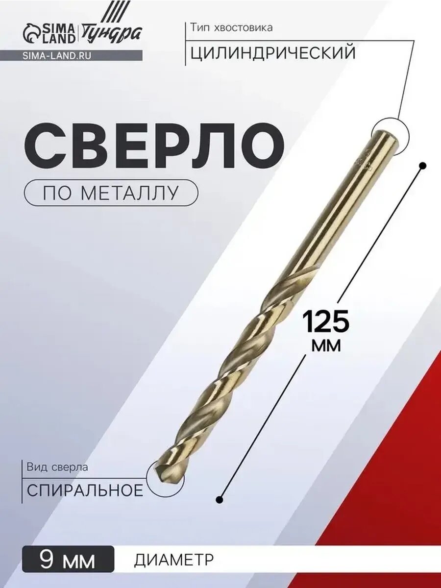 Многофункциональное сверло по металлу 9 мм