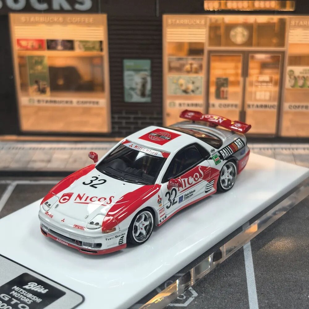 Коллекционная Машинка Bliss 1/64 Mitsubishi 3000GT NicoS Beijing HEC 2026 Diecast Alloy Model Car
