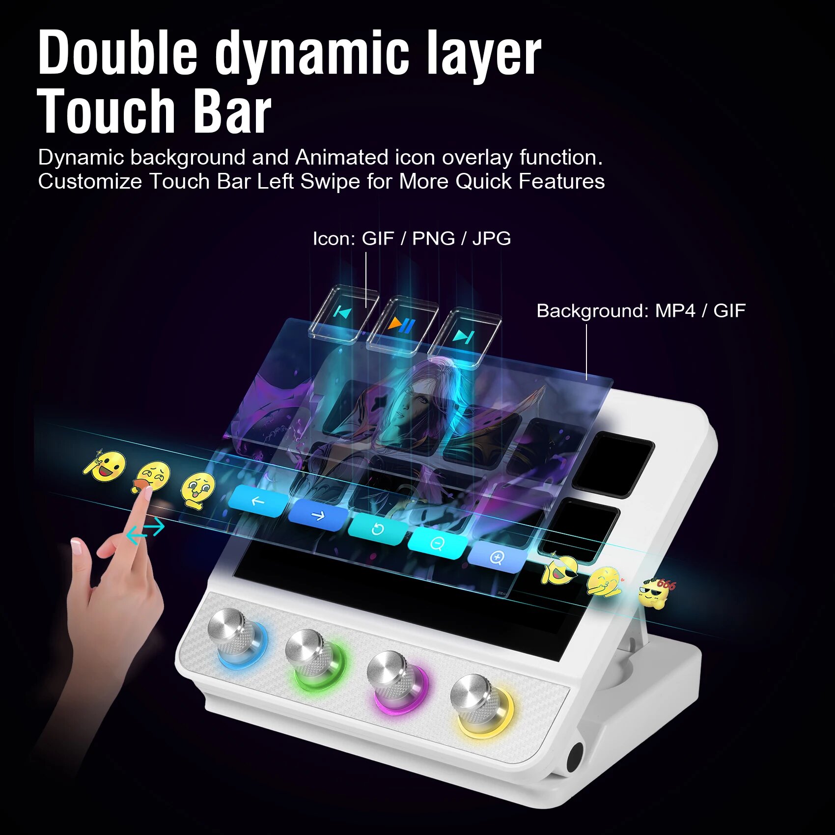 MiraBox N4 Pro Stream Deck контроллер N4 Pro-B — фото 1