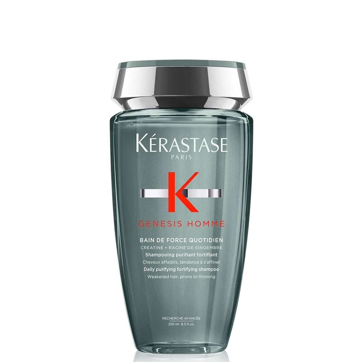 Kérastase Genesis Homme Bain De Force Quotidien укрепляющий и очищающий шампунь для мужчин, 250 мл.
