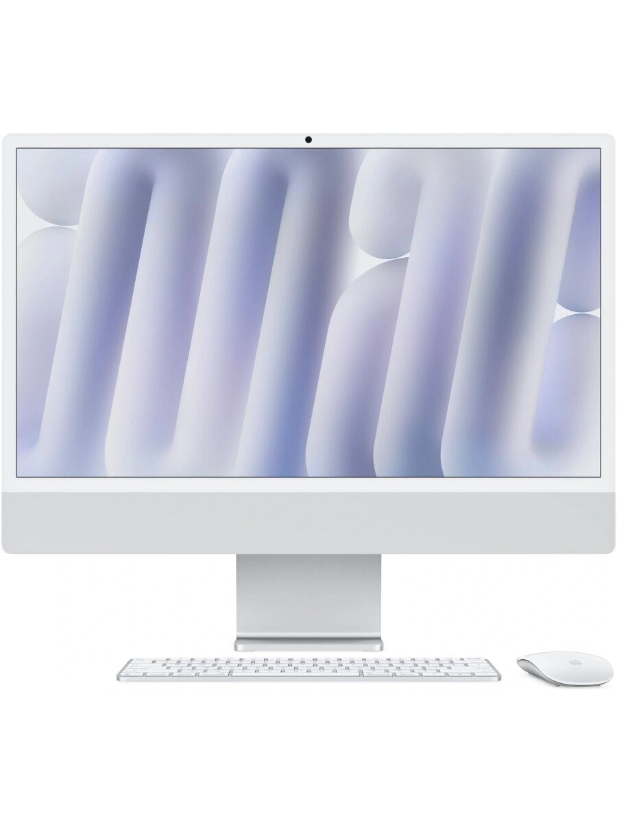 Моноблок Apple iMac A3137 24" 4.5K M4 10 core/16Gb/SSD256Gb /macOS/серебристый