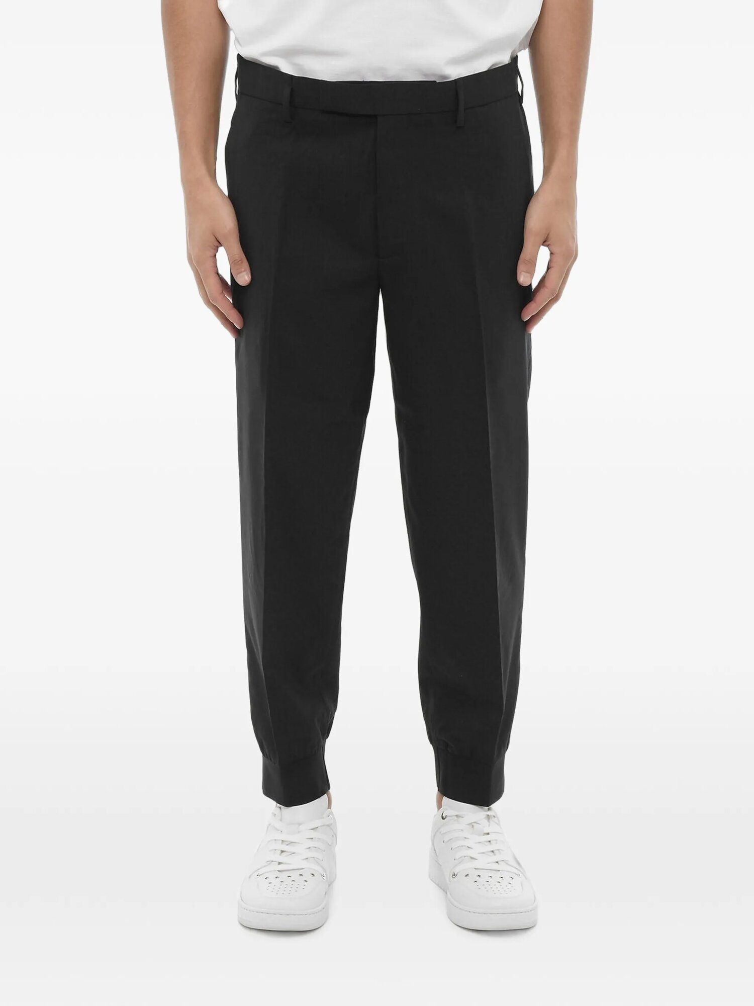 Брюки Neil Barrett Cuffed-hem tailored trousers