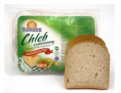Низкобелковый хлеб для ежедневного употребления (ФКУ ) Balviten без глютена 2 шт x 300г