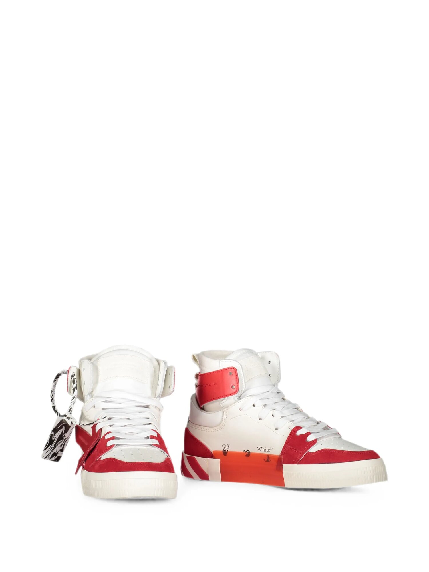 Кроссовки Off-White Vulcanized, размер 40, бежевый/белый — фото 1
