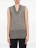 Топ Marl-knit V-neck top