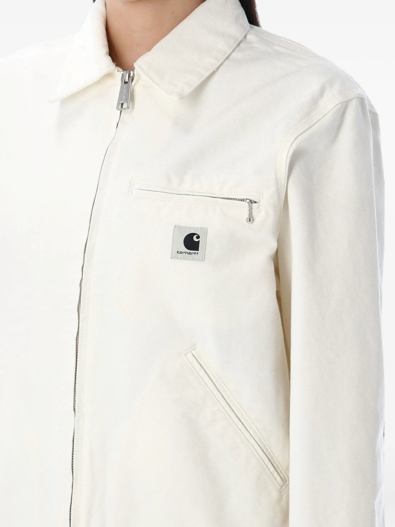 Куртка Carhartt WIP Logo-patch zip-up jacket, размер 44 — фото 1