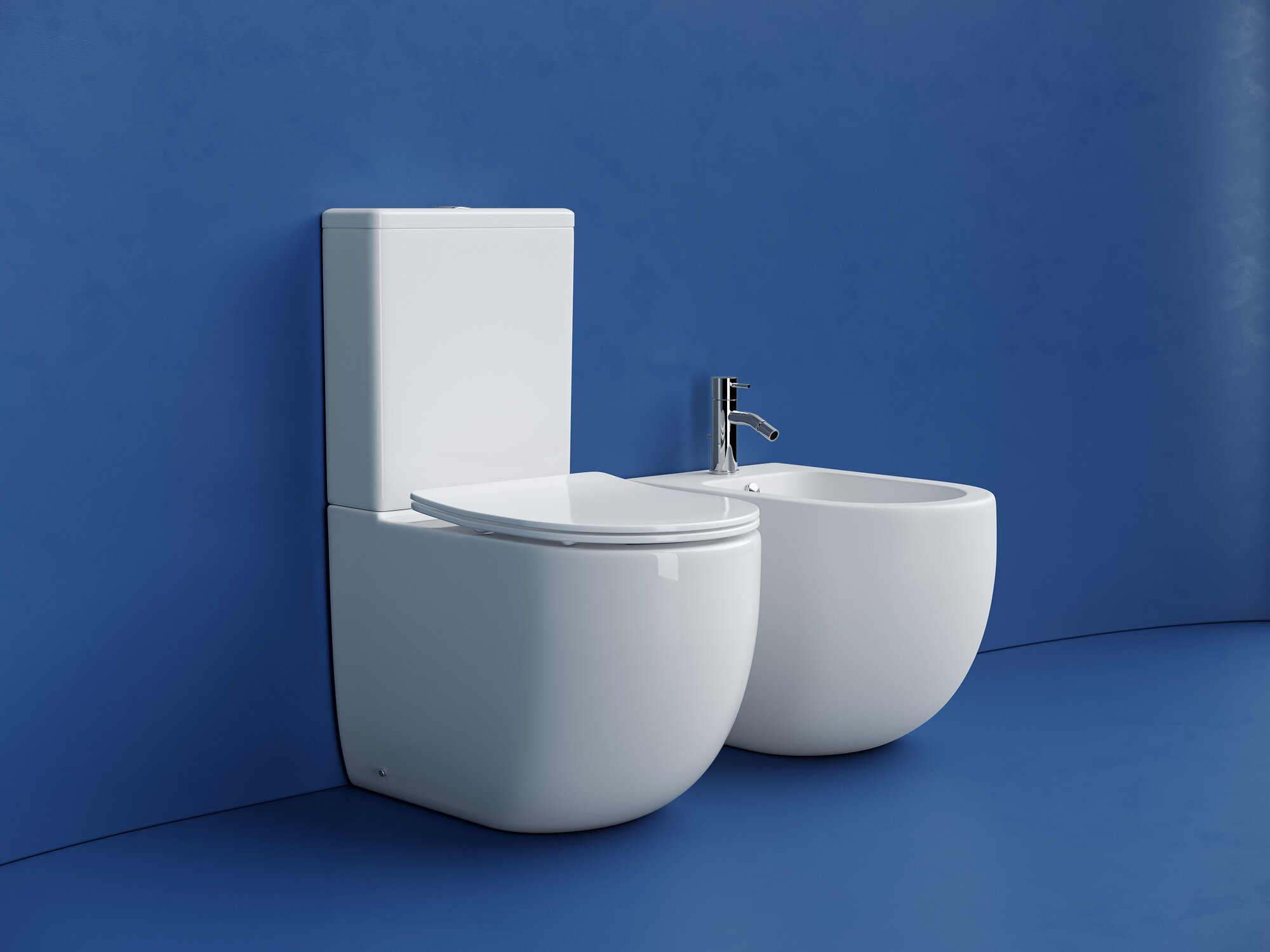 Унитаз напольный Ceramicanova Metropol с сиденьем микролифт CN4001T