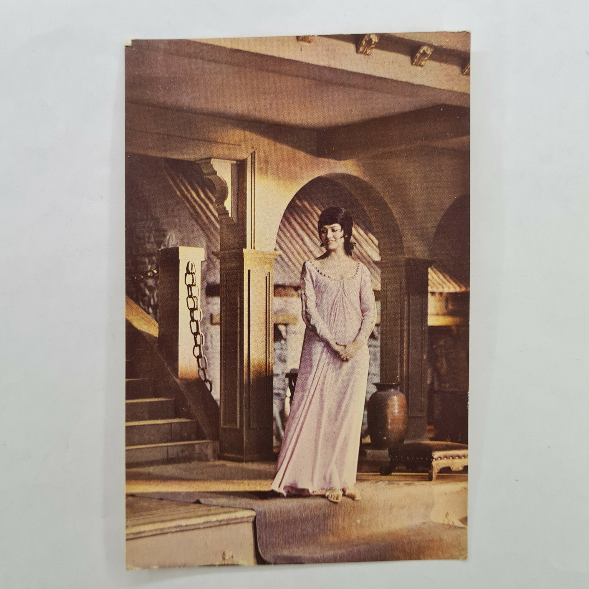 Открытка советская СССР. Кадр из кинокомедии Много шума из ничего, Беатриче. Винтаж СССР