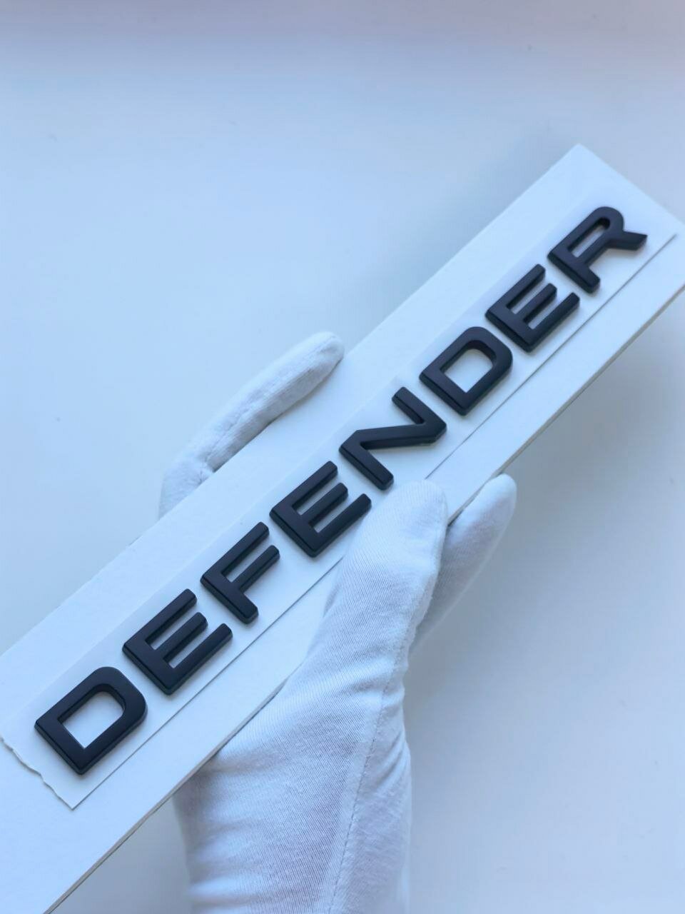Надпись Defender 205*16 мм шильдик эмблема Land Rover