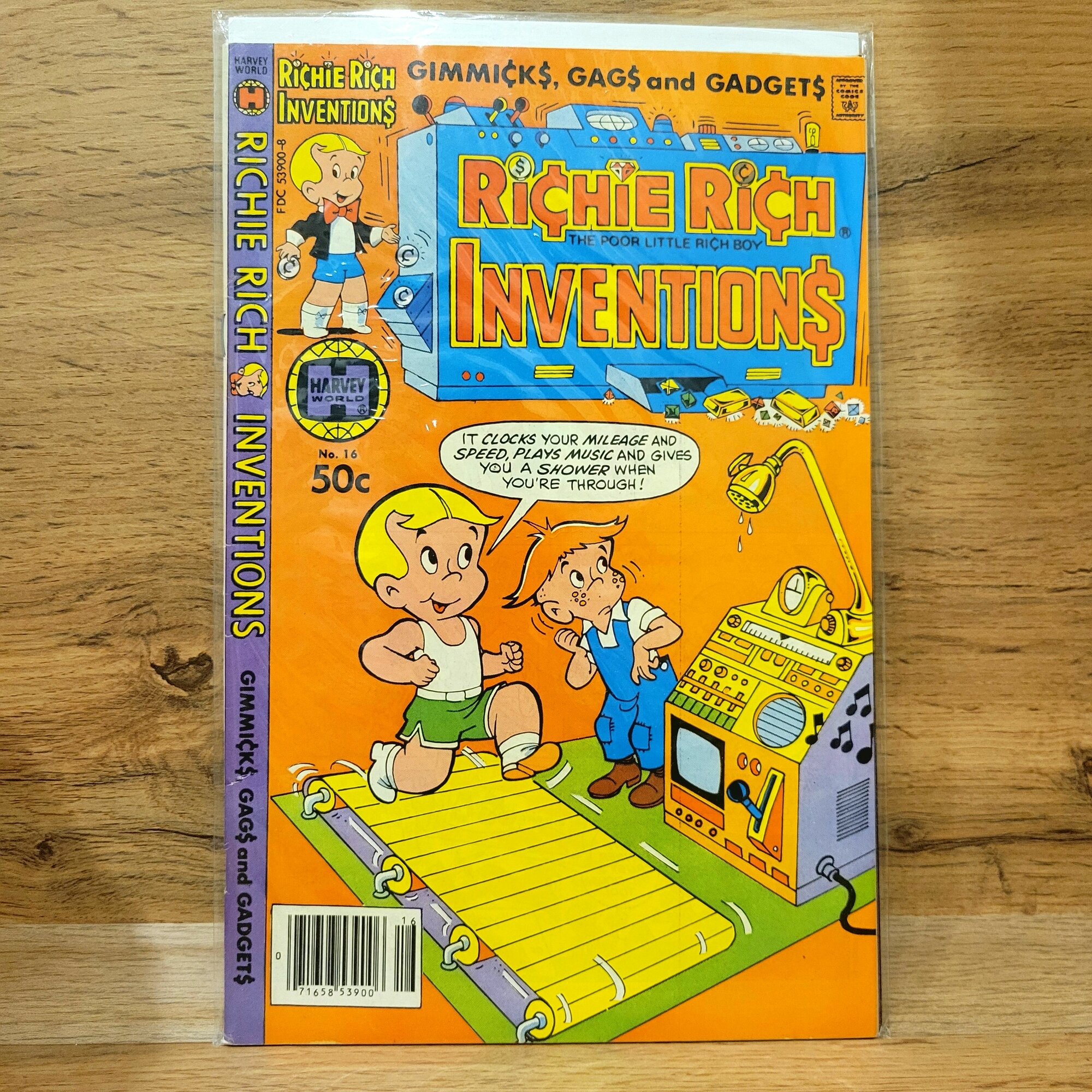 Раритетный Комикс Richie Rich Inventions #16. 1975 Год. Комикс (сингл) на английском языке