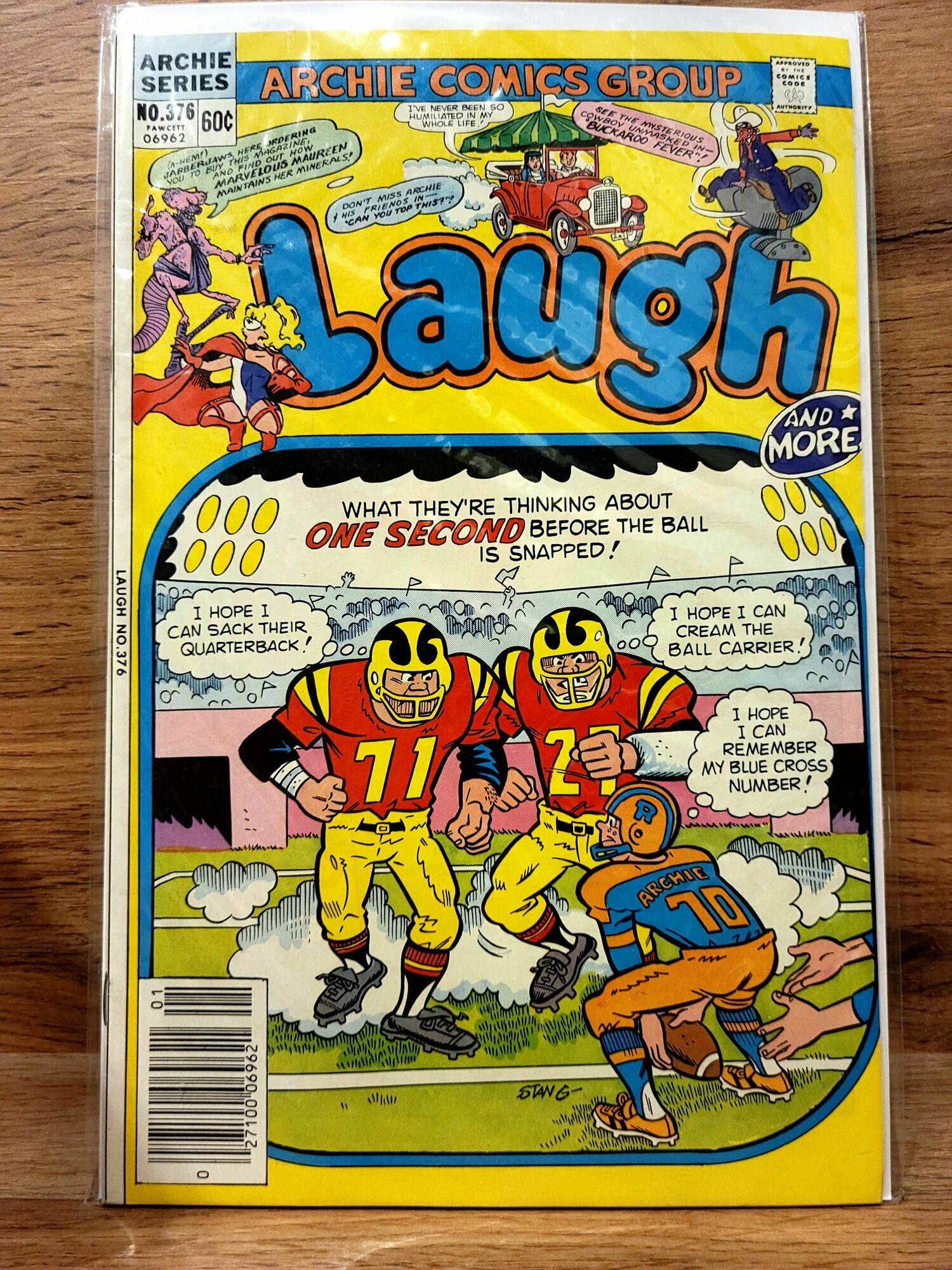 Раритетный Комикс Laugh #376. 19830 Год. Оригинал!